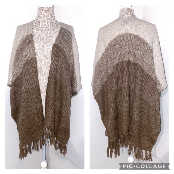 Love Tree | Sweaters | Nwt Small Love Tree Knitted Poncho | Poshmark
